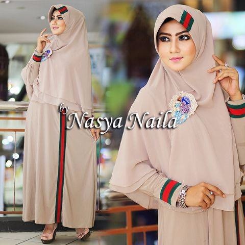 RUMAH HIJAB SAVANA: Gamis Syari Gucci by Nasya Naila