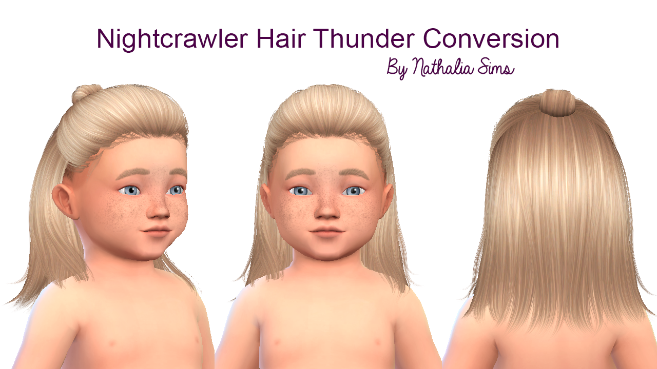 [NG] Nightcrawler Hair Thunder Conversion for Toddlers ~ Nathys Sims