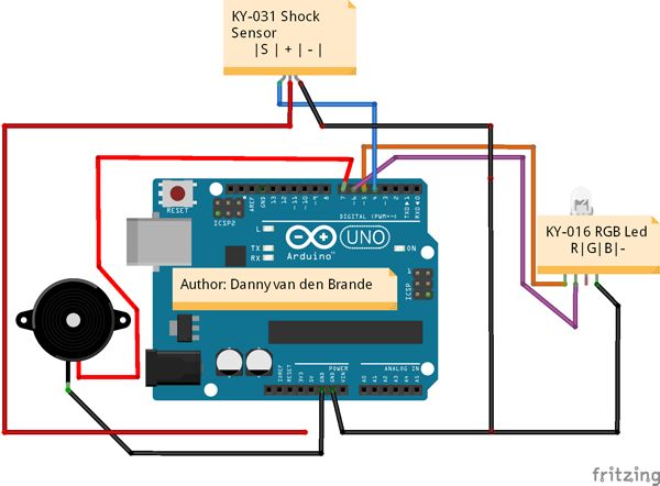 Arduino Based Mailbox Alert With Ky 031 Shock Sensor ~ Arduino Tutorial