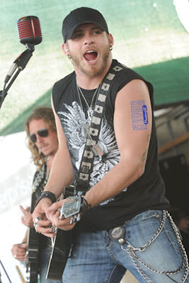 Farce the Music: Brantley Gilbert's New Tattoo!
