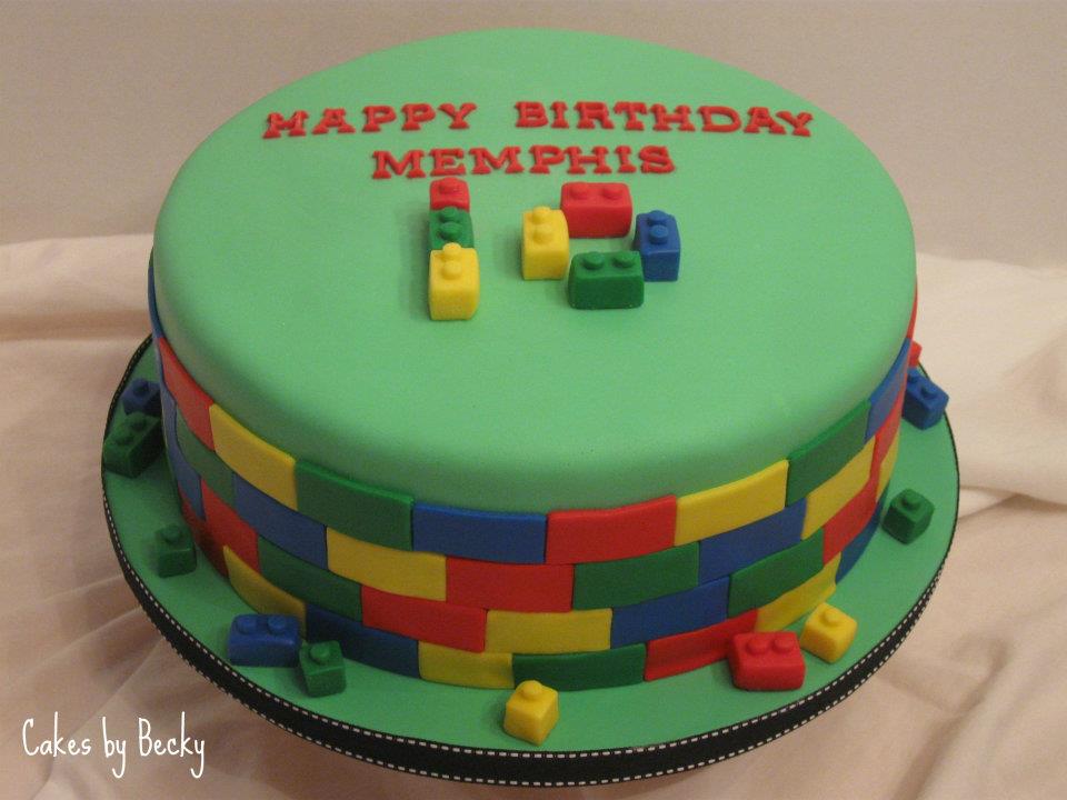 Cakes by Becky: Lego Birthday Cake