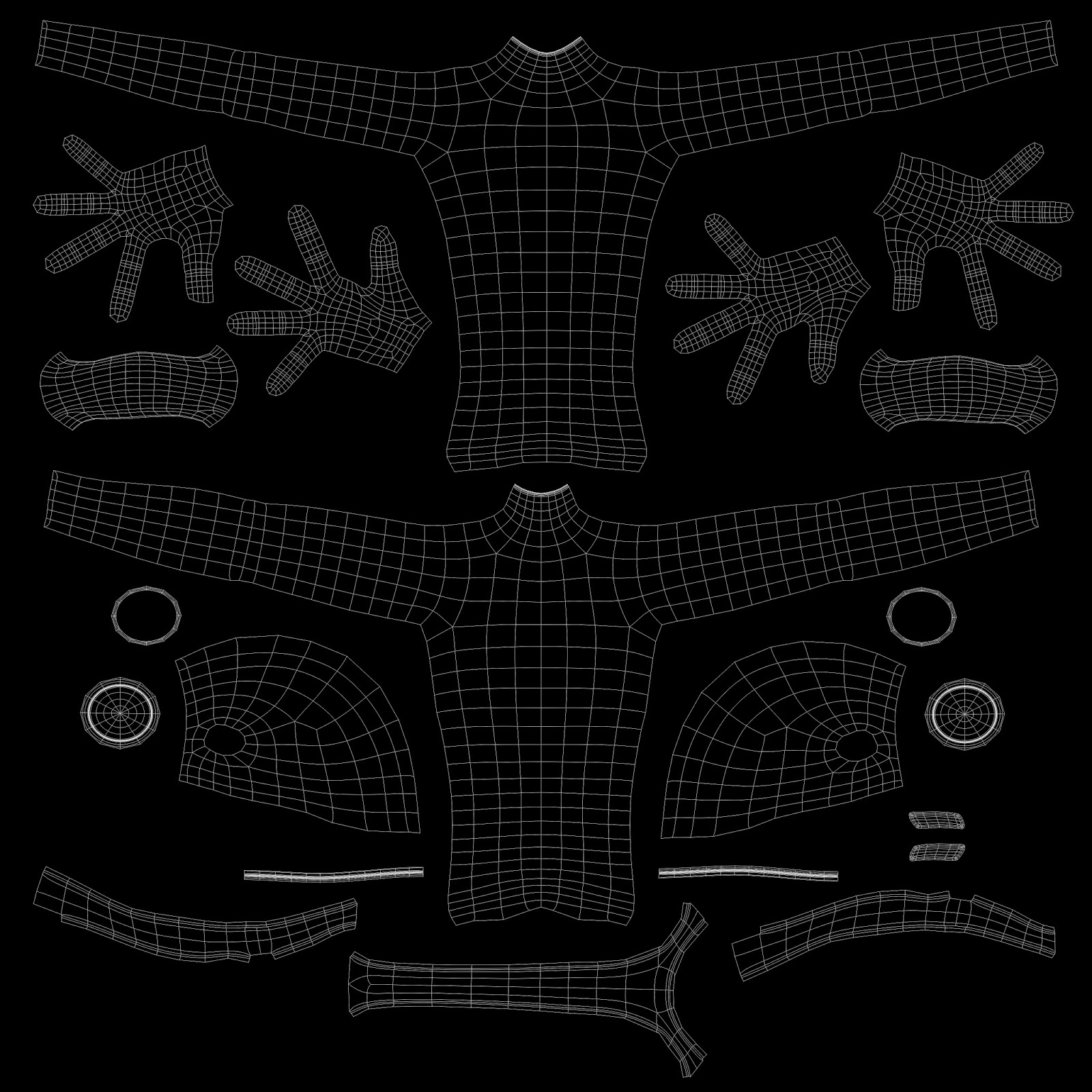 Almudena Díaz: Maya Tutorials | Pipeline 1: UV Layout - Part 2: Body ...