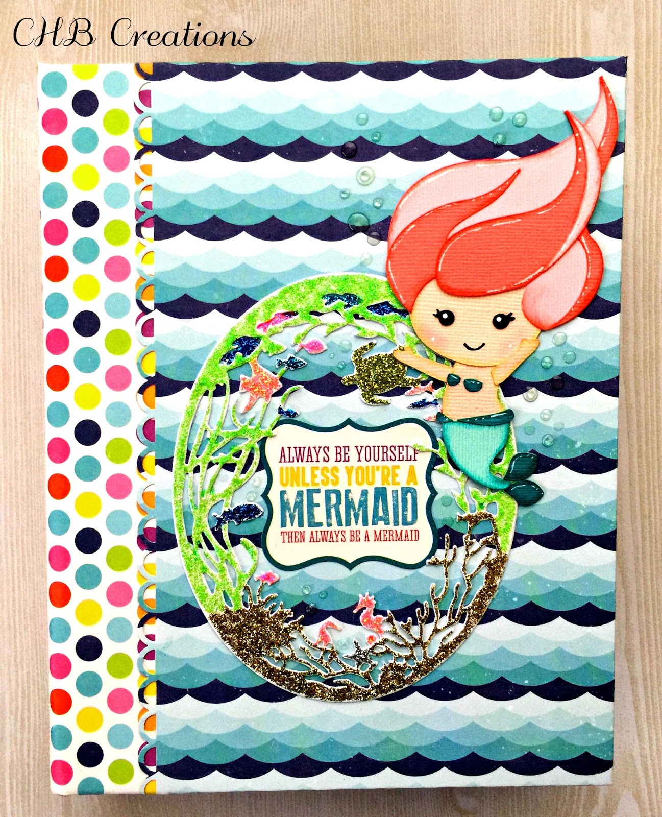 CHB Creations: Mermaid Mini Album Cover