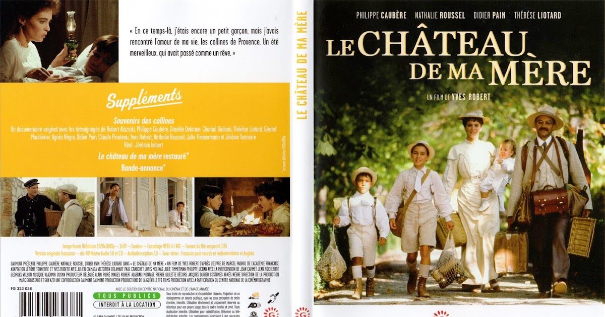BLU-RAY JAQUETTES BLU-RAY: Le château de ma mère