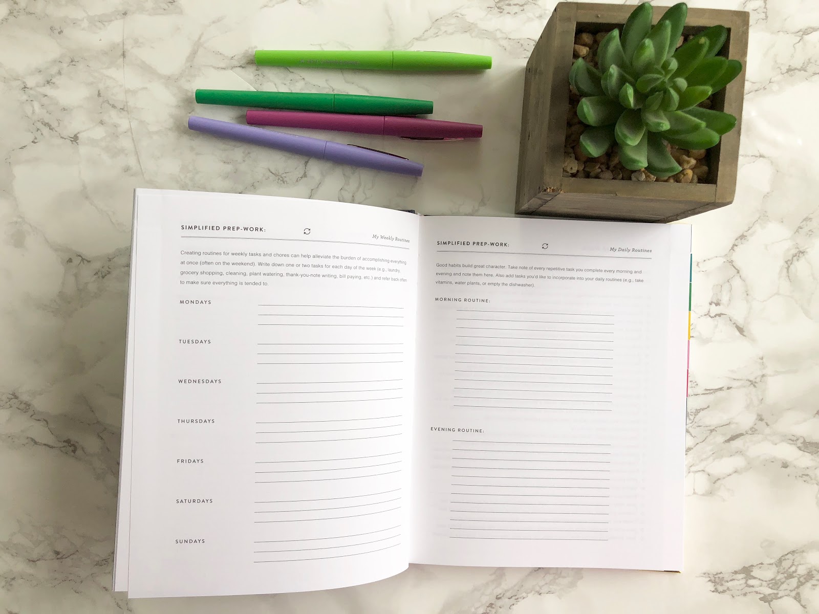 Ask Away Blog: My Simplified by Emily Ley Planner and Blogging Binder ...