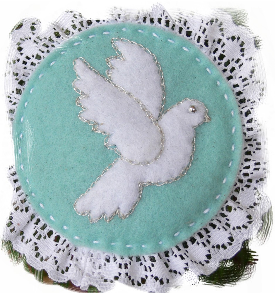 Val Laird Designs - Journey of a Stitcher: Dove Christmas Tree Ornament ...