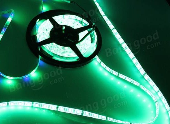 Technology - Tecnología: 5M 5050 RGB Waterproof 300 LED Strip Light 12V ...