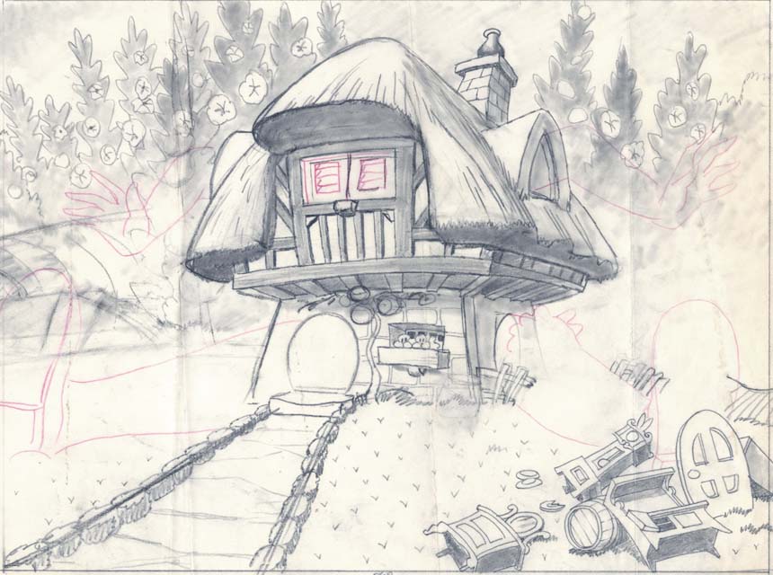 Vintage Disney Alice in Wonderland: Big Alice in the White Rabbit's ...