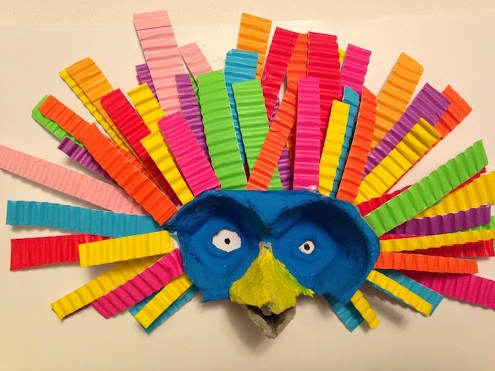 Art Room Blog: 2nd Grade Bird Masks...