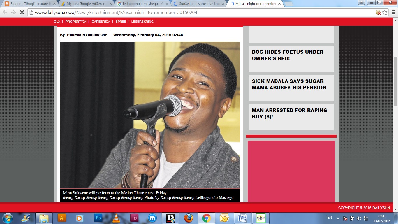 Tlhogi's feature blog