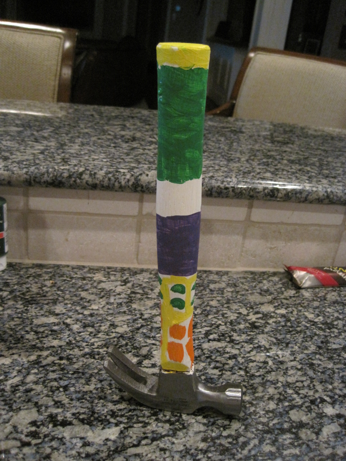 The Many Layers of Me: A Gift for Daddy--Painted Hammer