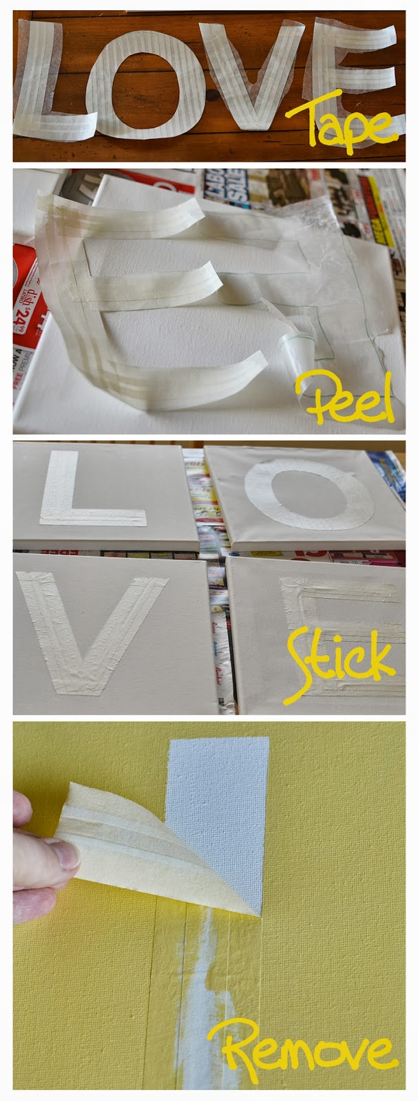Puddle Designs: DIY Large Letter Stencils