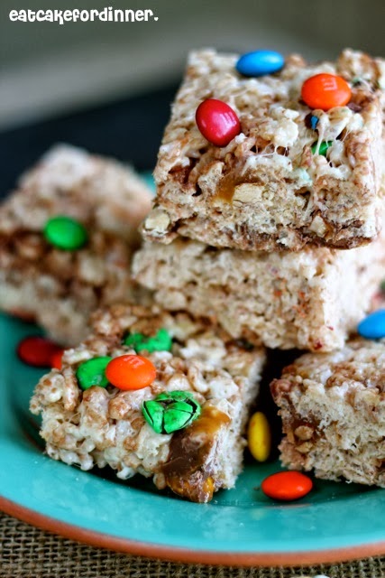 Eat Cake For Dinner: Monster Candy Rice Krispie Treats