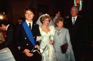 Oggi Sposi blog: Matrimonio ALESSANDRA MUSSOLINI del 28 Ottobre 1989 ...