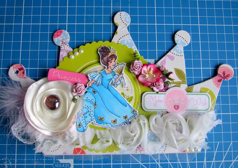 Whiff of Joy - Tutorials & Inspiration: Crown Shaped Princess Mini Album