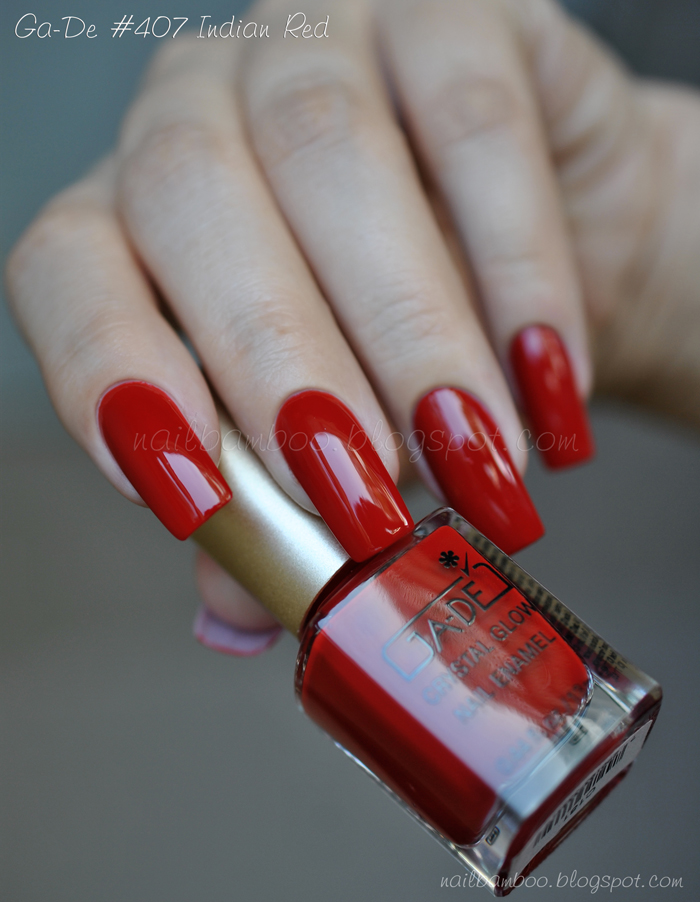 nailbamboo: Ga-De #407 Indian Red