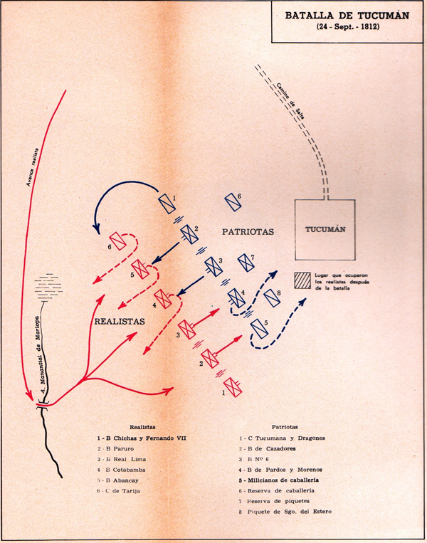 Juegos de Historia: Batalla de Tucumán - 24 al 25 de septiembre de 1812