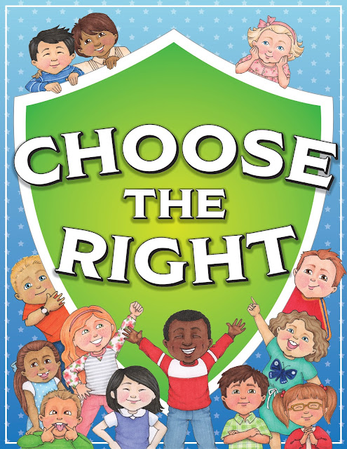 susan fitch design: 2017 Primary Theme, CHOOSE THE RIGHT