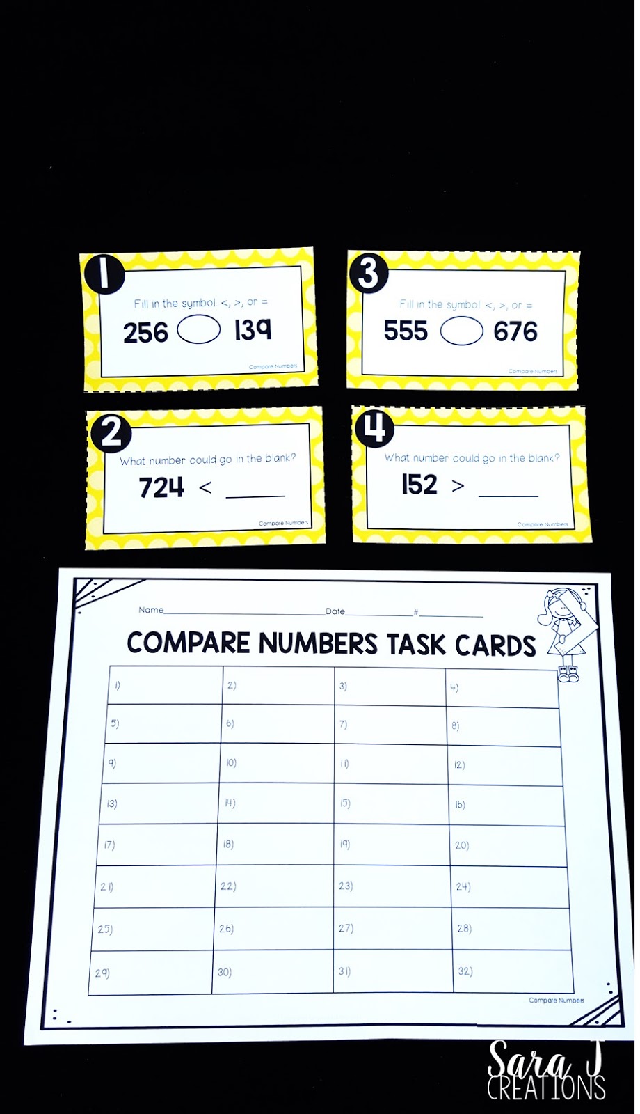 Some FAQs about Task Cards | Sara J Creations
