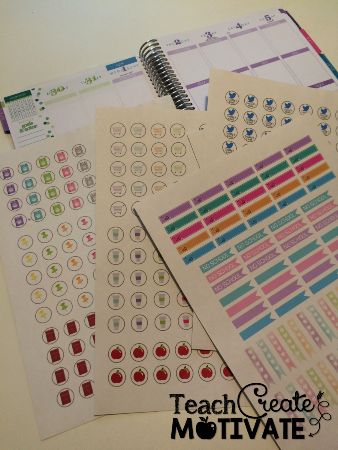 Planner {STICKERS}! - Teach Create Motivate