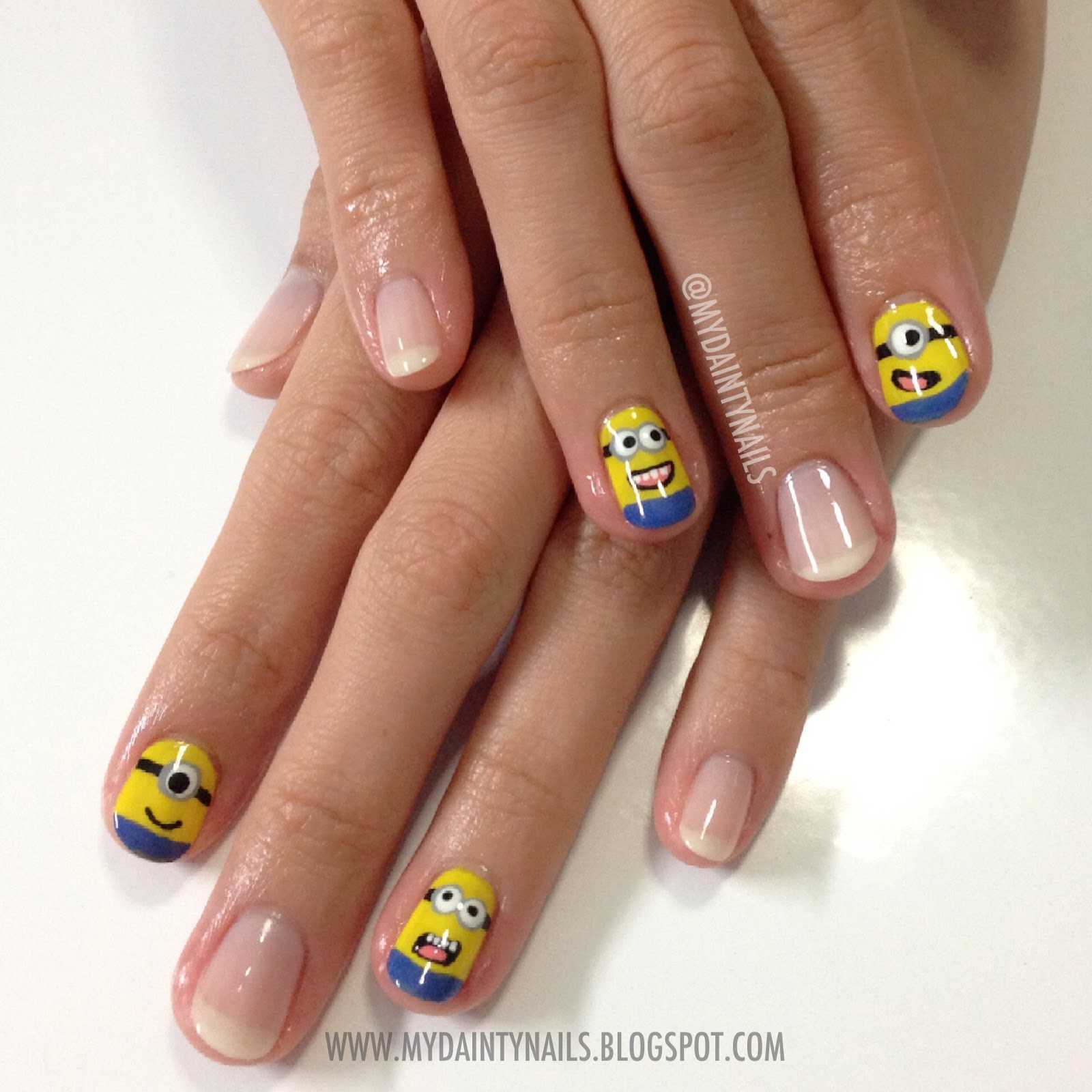 My Dainty Nails: More Despicable Me Minion Nails!