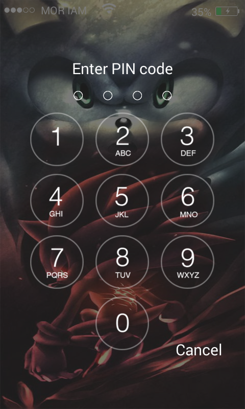 sonic lockscreen - hnsl