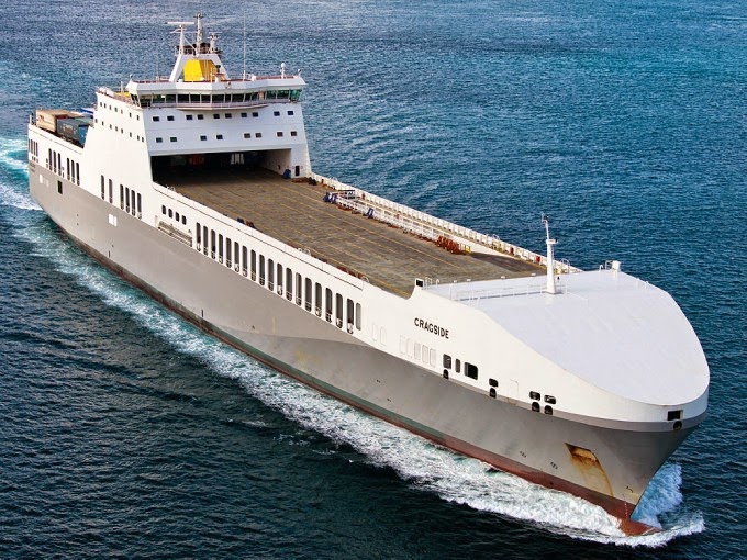 CRAGSIDE Barco civil como base movil US Navy