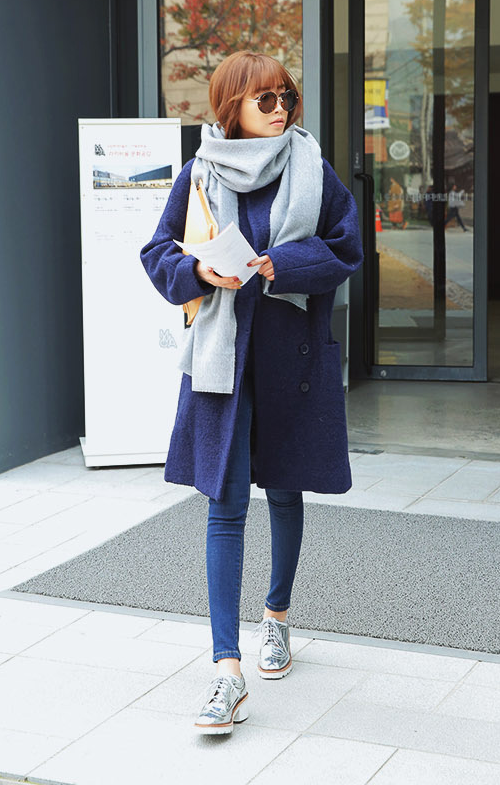 [Stylenanda] Simple Loose-Fit Casual Coat | KSTYLICK - Latest Korean ...