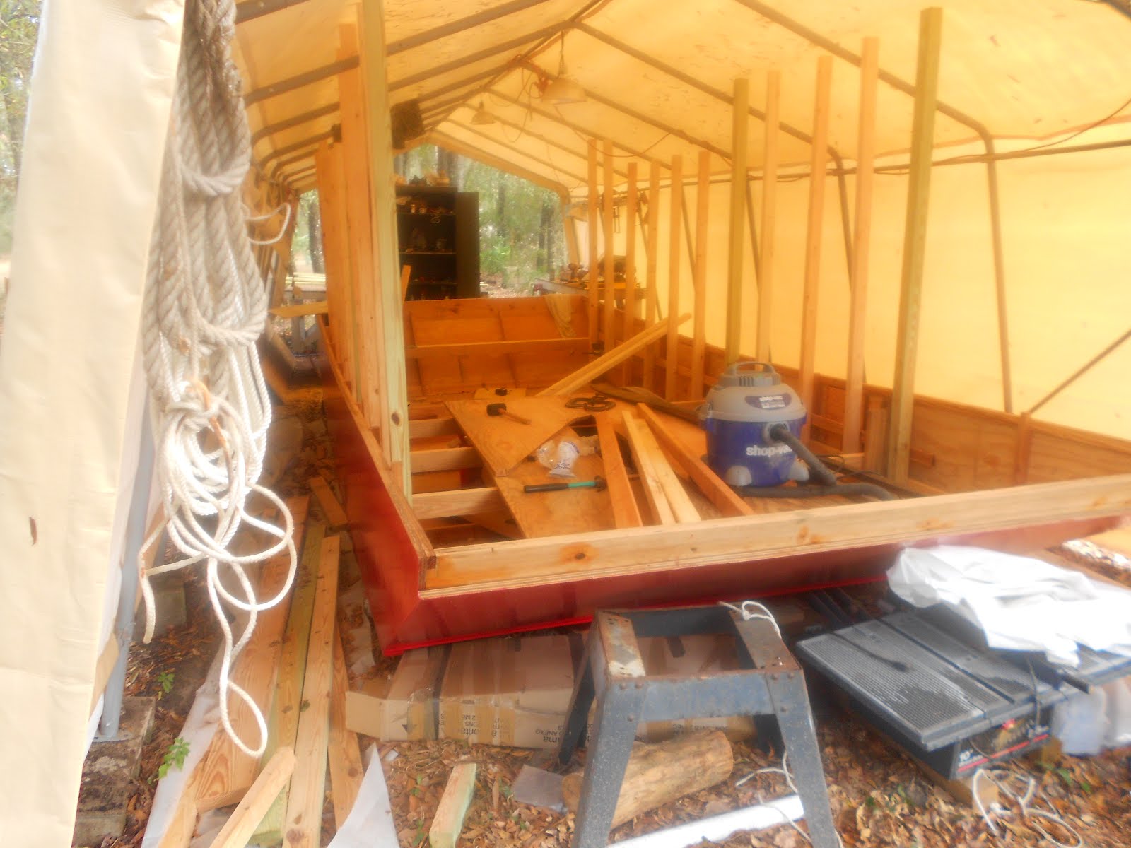 Building a Shanty Boat: shantyboat update