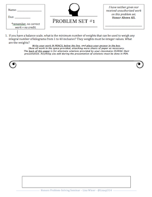 eat play math: My First Problem Set for My Problem-Solving Class