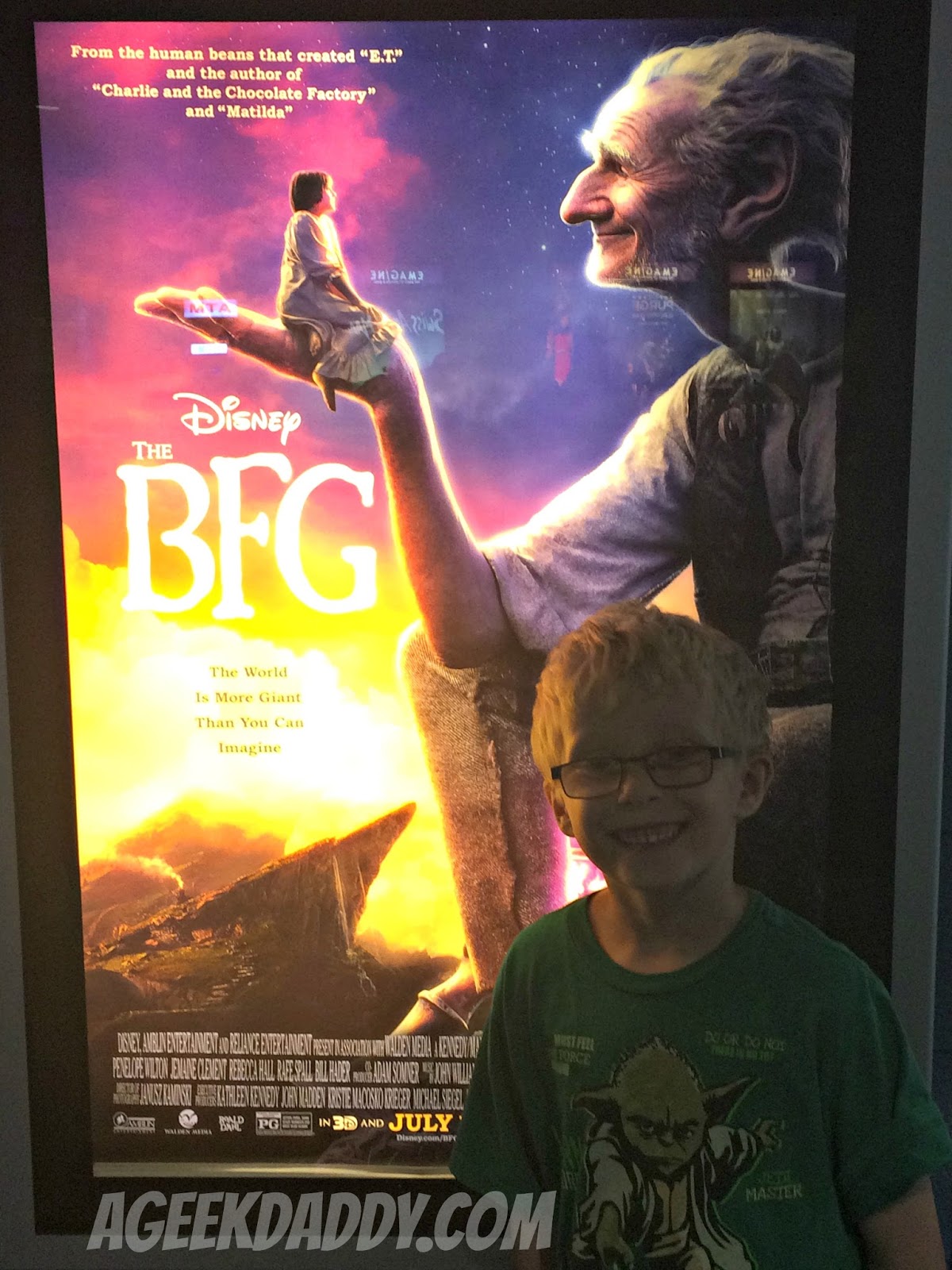 A GEEK DADDY: The BFG -- Movie Review + Coloring Sheets