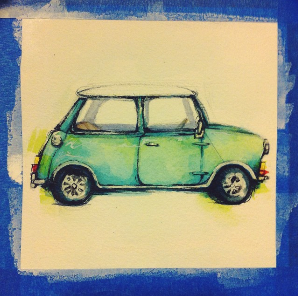 The Art of J. Shari Ewing: Watercolor Cars For Summer!