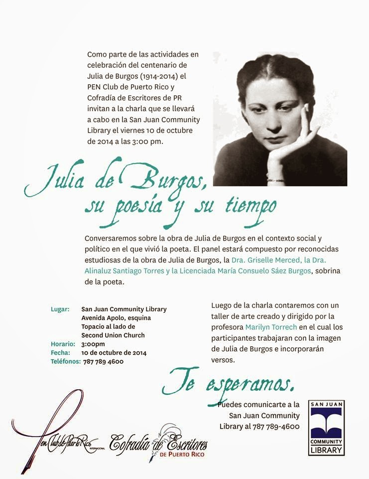 Confesiones: Julia de Burgos su poesía y su tiempo