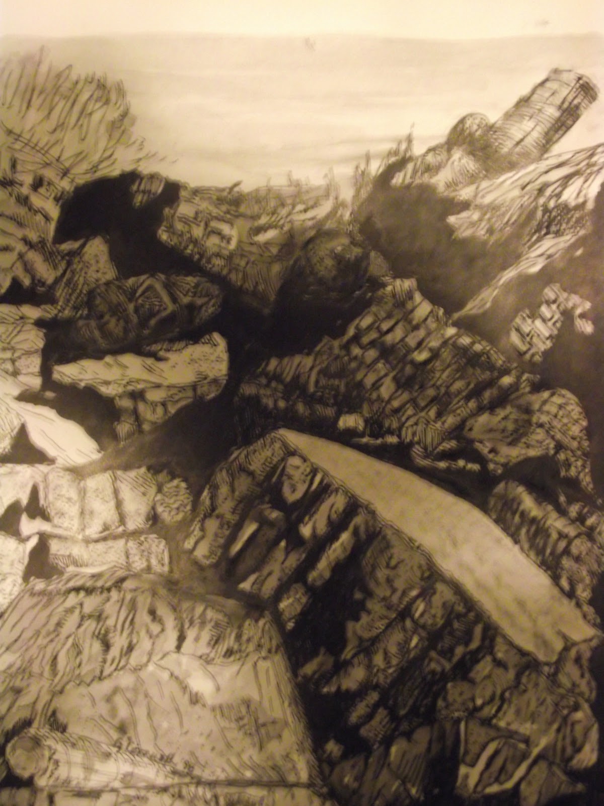 The Art of Life: Ink Drawings and a Pencil Drawing 1990s