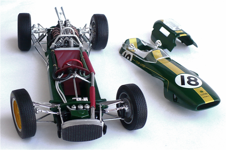 The Great Canadian Model Builders Web Page!: Lotus 25 Formula One Racer