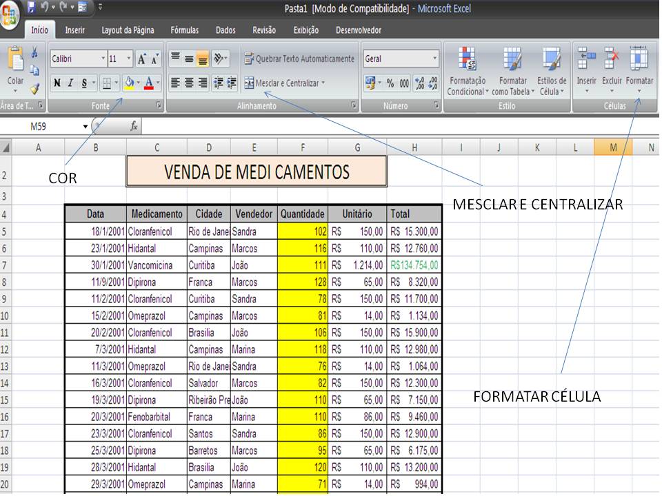 Prof. Antonio Vaz: ATIVIDADES CICLO II - PLANILHAS EXCEL