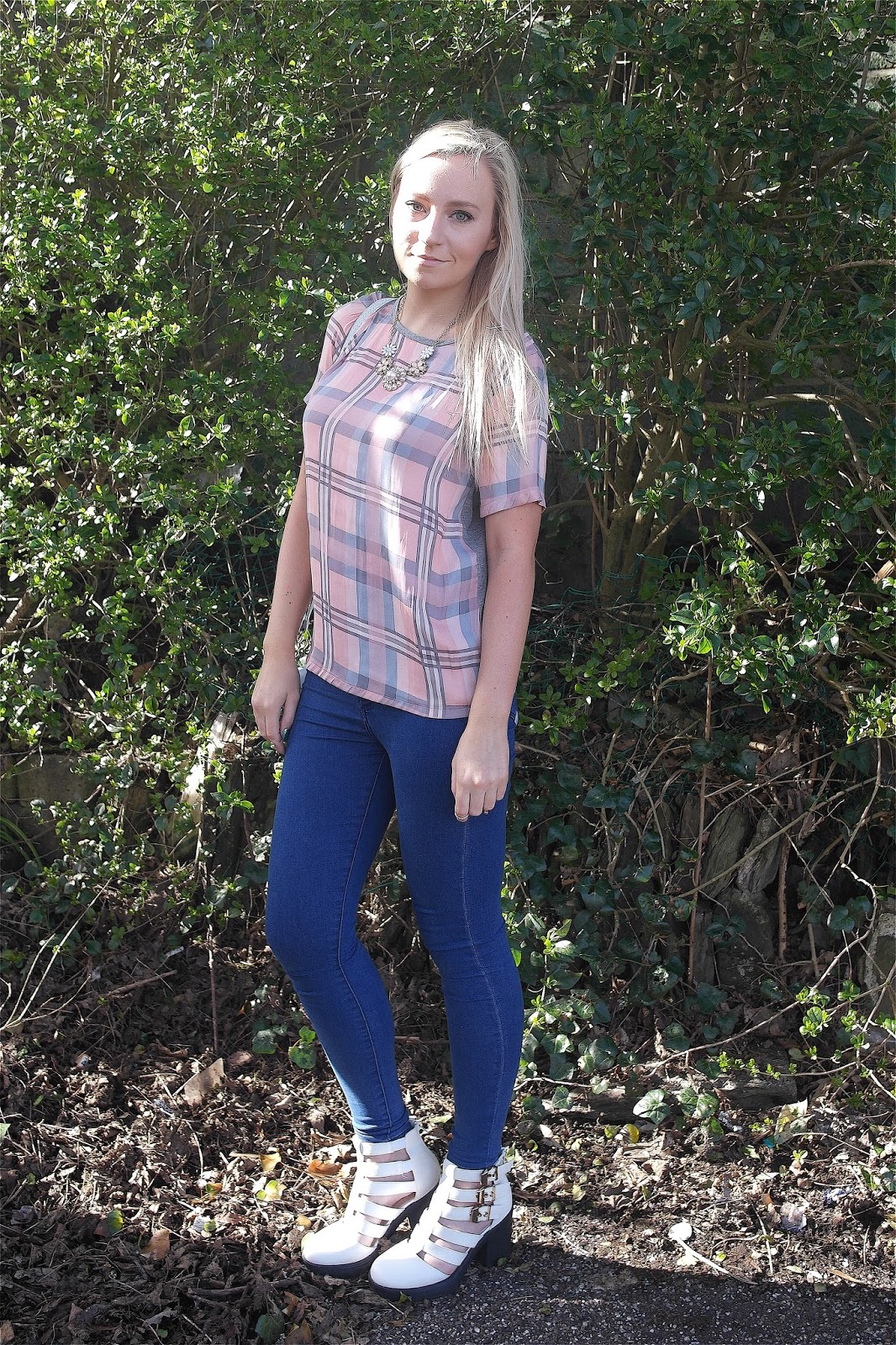 Zoe Georgina: OOTD Casual Spring Checks