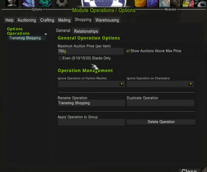 Games: TradeSkillMaster (TSM) Tips