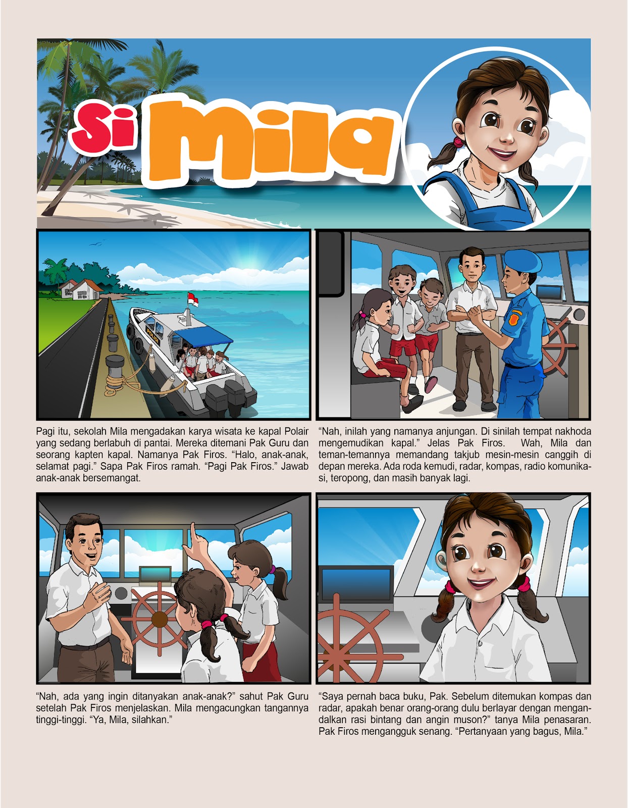 jatmika sketch & drawing: Cergam Petunjuk Berlayar