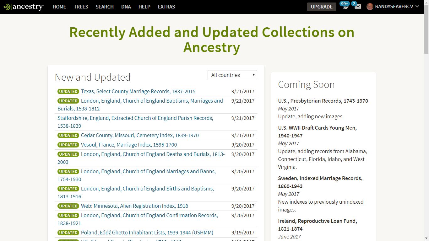 Genea-Musings: Added or Updated Ancestry.com Databases - Week of 1 to 7 ...