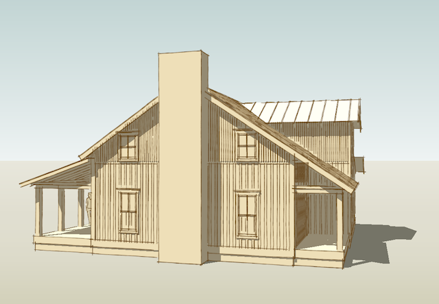 Sherrod Drawings: Lake House / Hunting Cabin