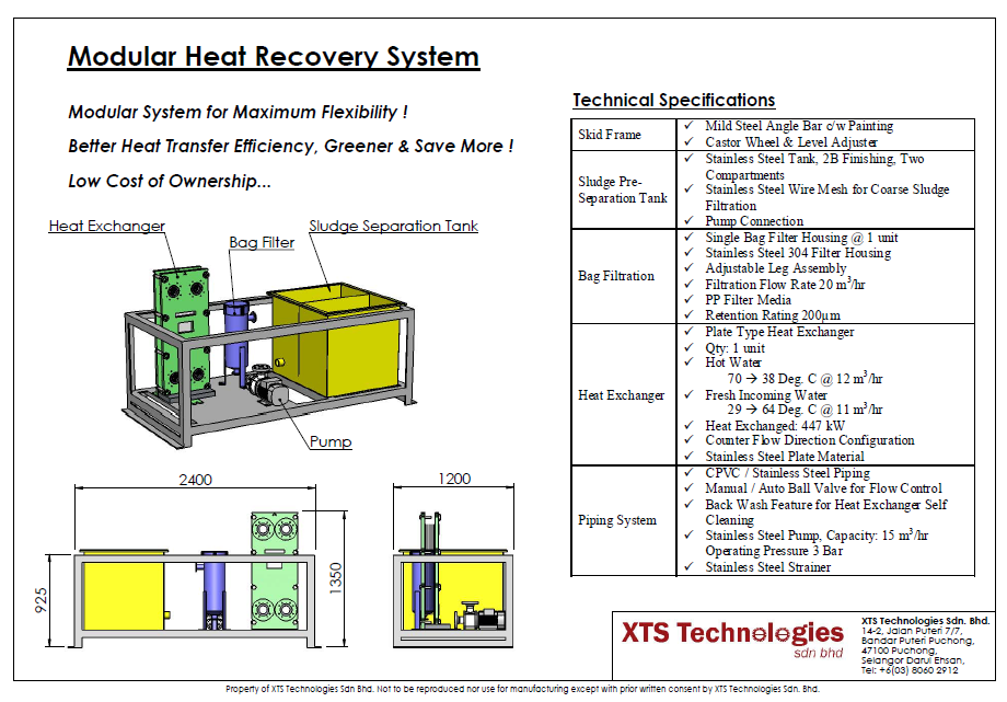 Xcellent Total Solution: Heat Recovery System