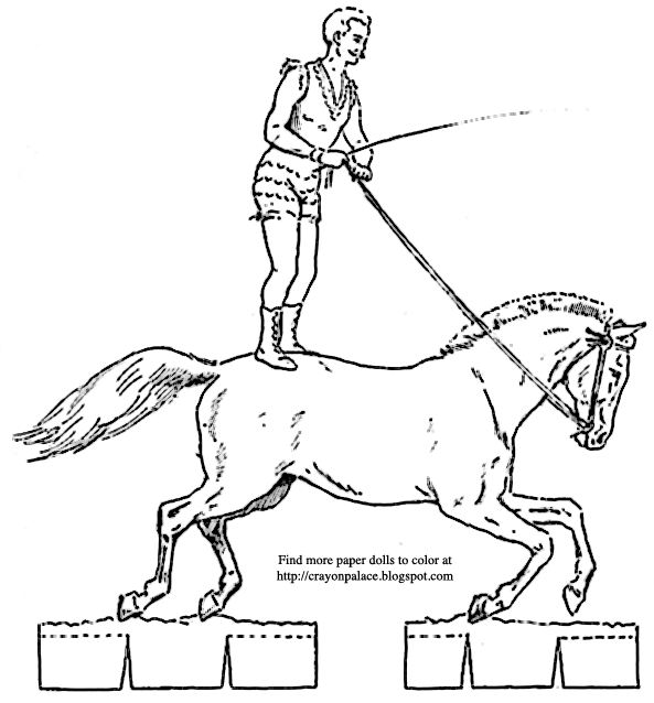 Circus Ring Master Coloring Pages