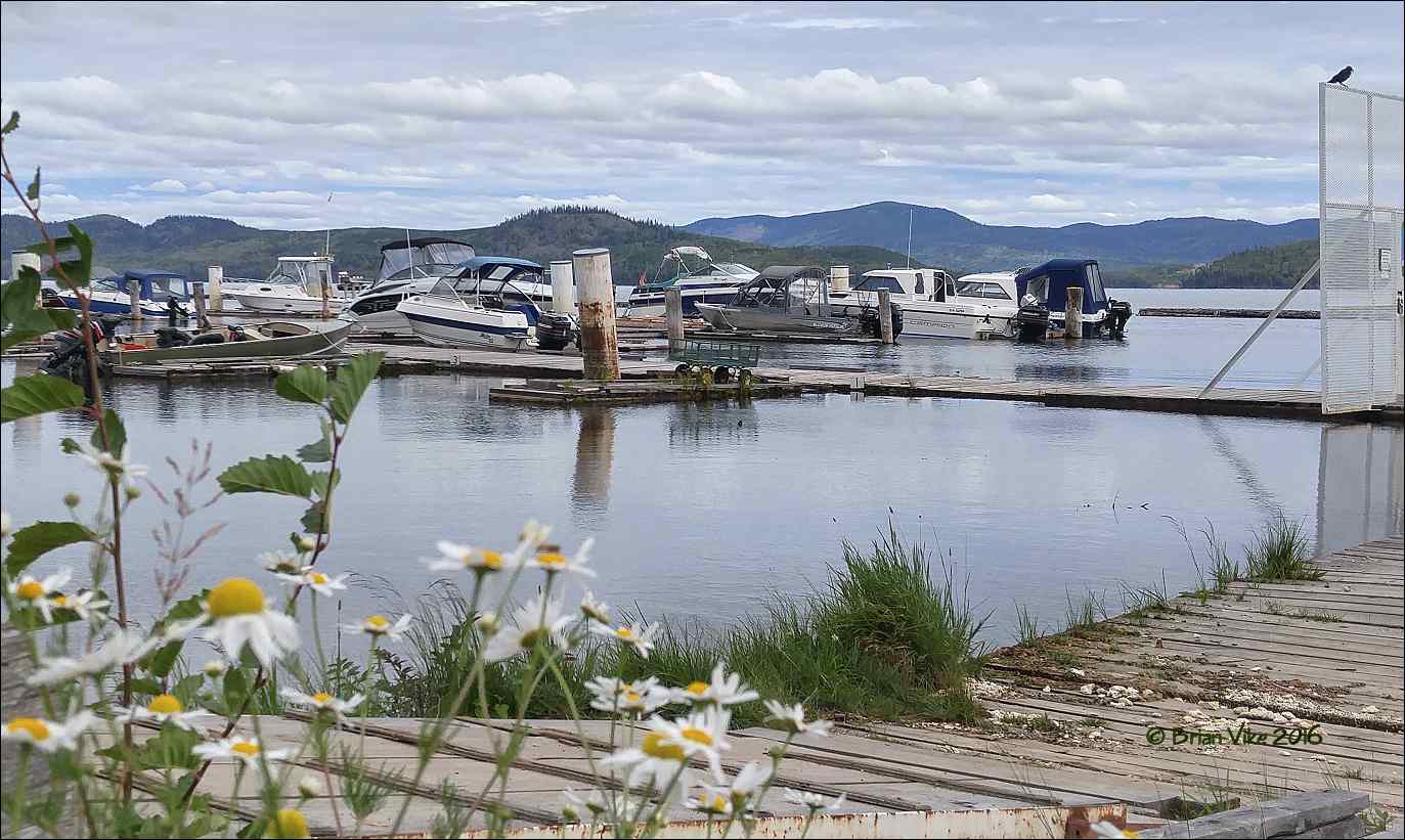 Northern Interior British Columbia: Boats Moored At The Public Marina ...