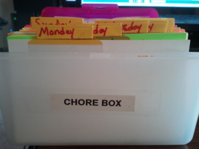 Chore Box - Home Managment Part 3