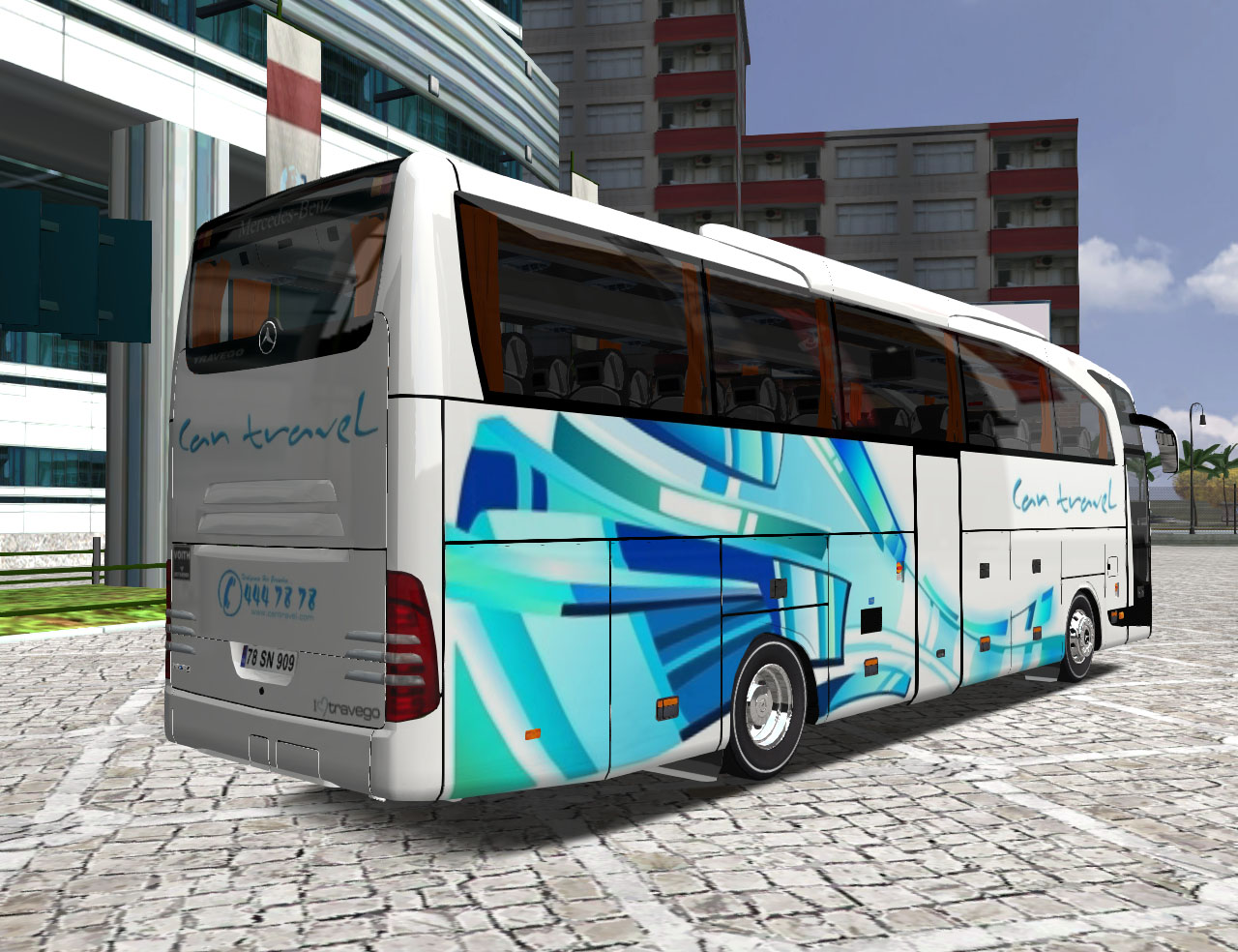 Can Grafik: 78 SN 909 - Can Travel / Mercedes Benz Travego 15 SHD