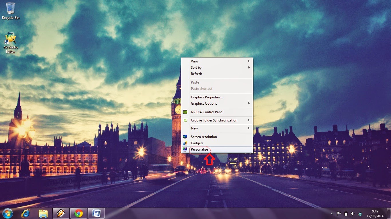 Cara Merubah Tampilan Desktop Pada Windows 7