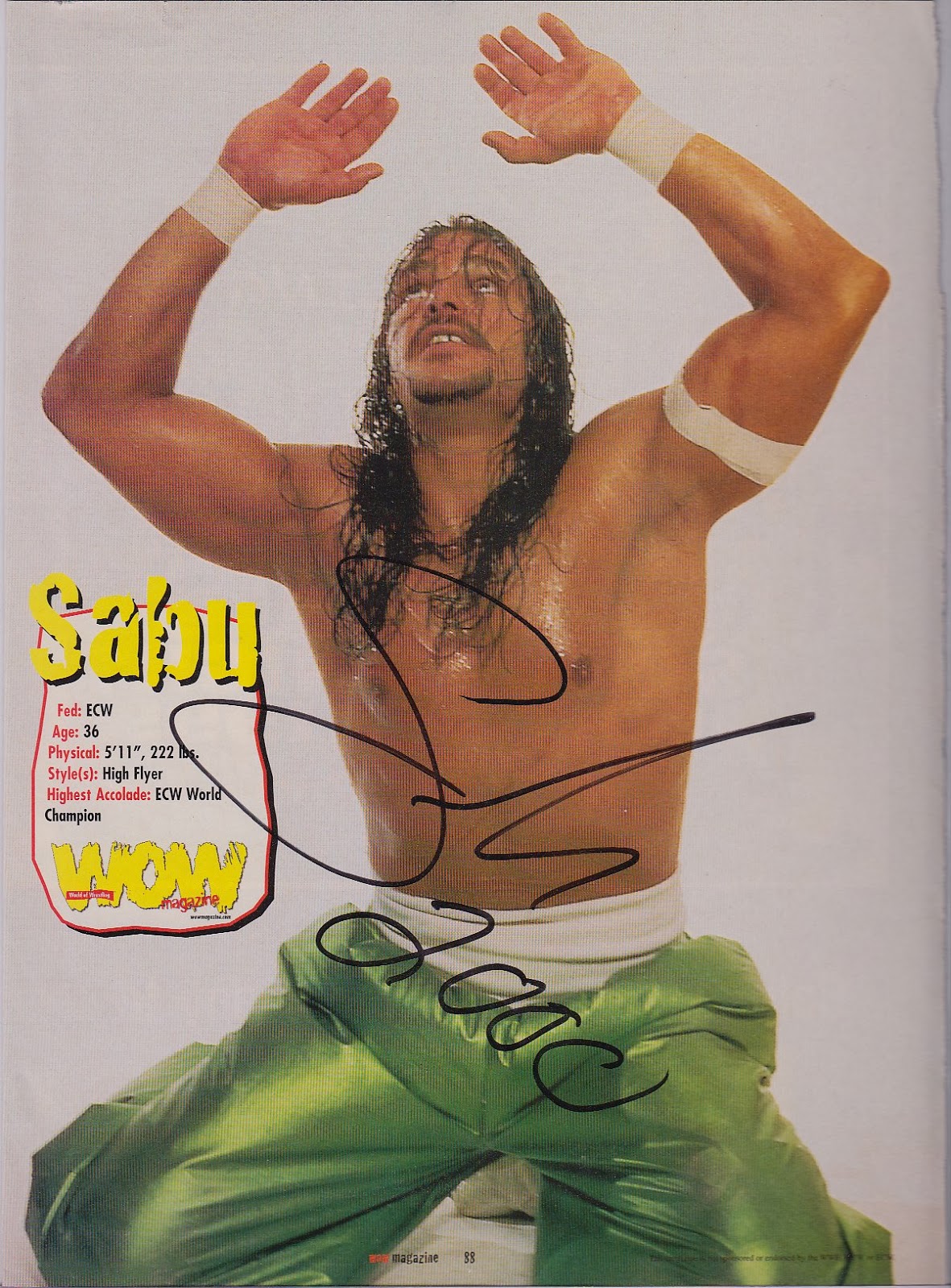 Daily Autograph: Sabu