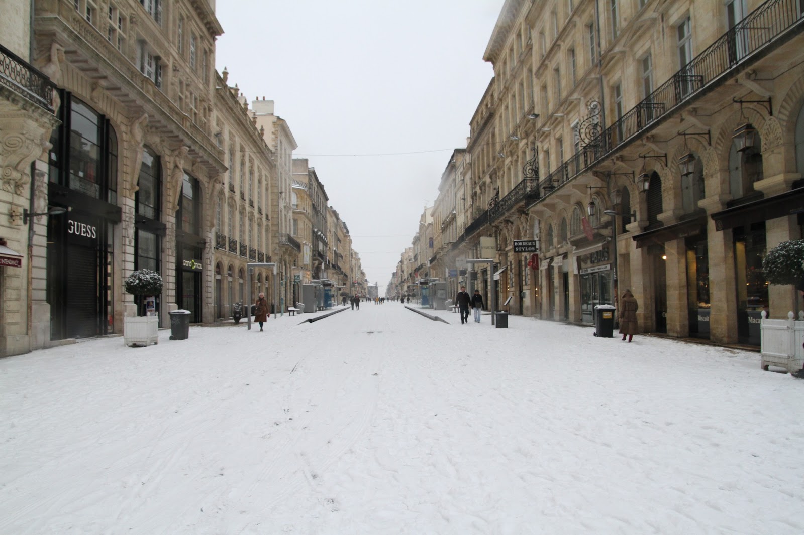 Bordeaux sous la neige | Guiomarix