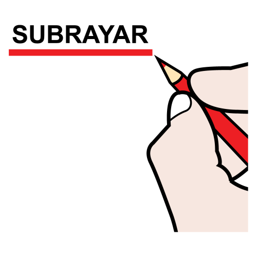 Comprensión de Textos: El subrayado